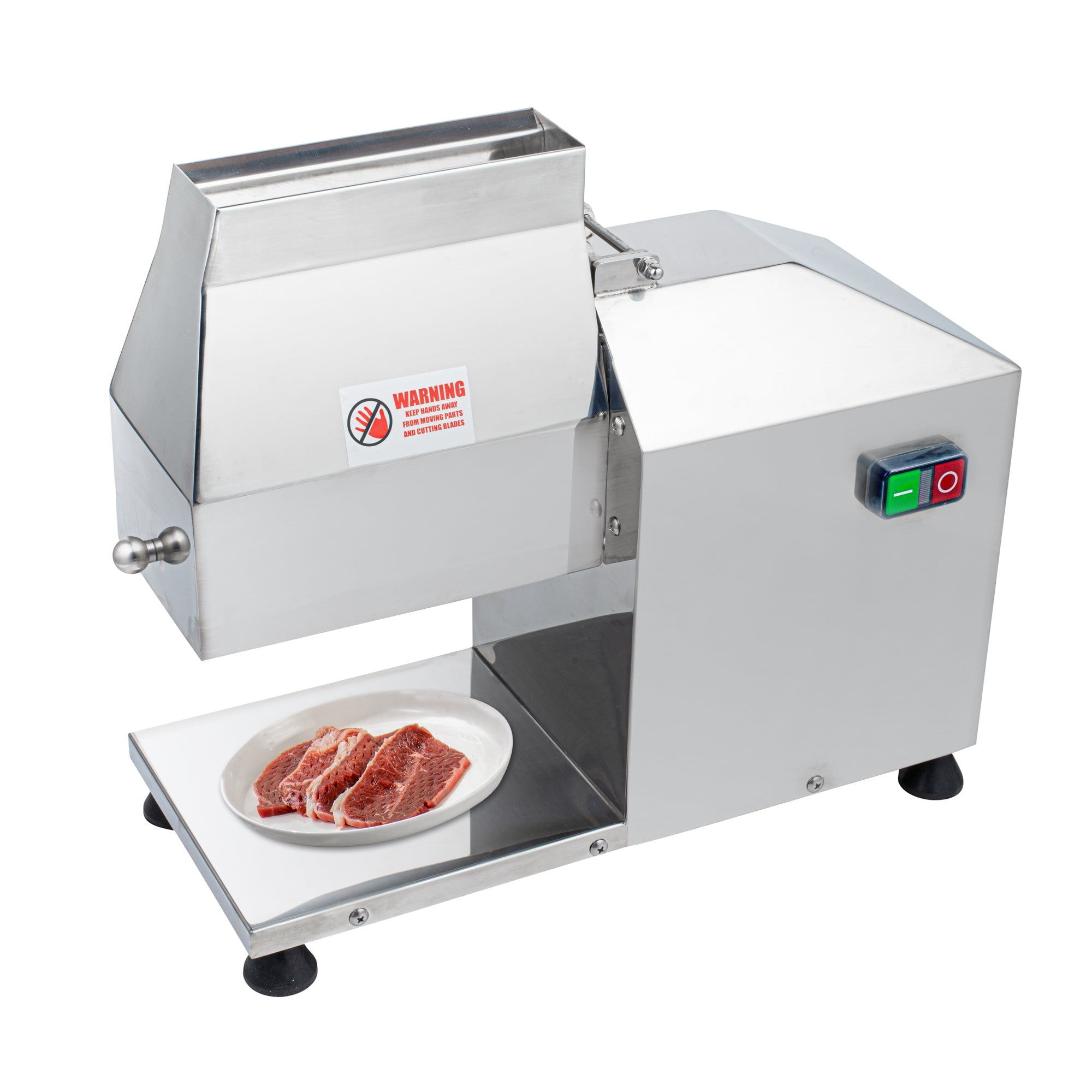 Hi Tek Stainless Steel Meat Tenderizer - with 3/16" Meat Stripper, 110V ...