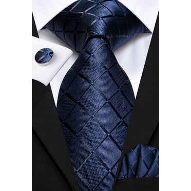 Barry.Wang Classic Ties for Men Formal Business Wedding Solid Paisley ...