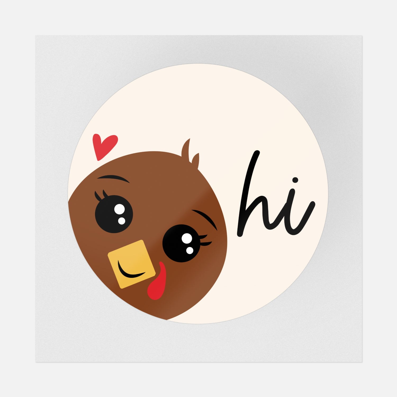 Hi Turkey Round Transfer - Walmart.com