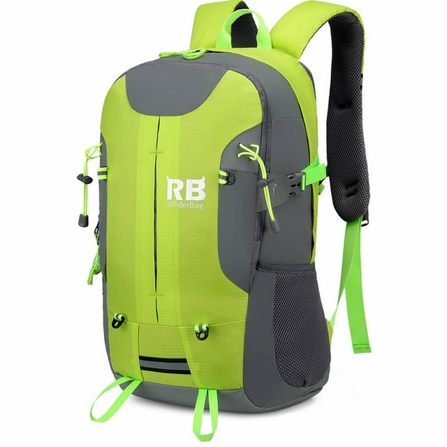 Hi Vis Green Reflective Bike Backpack & Motorcycle Backpack Riderbag ...