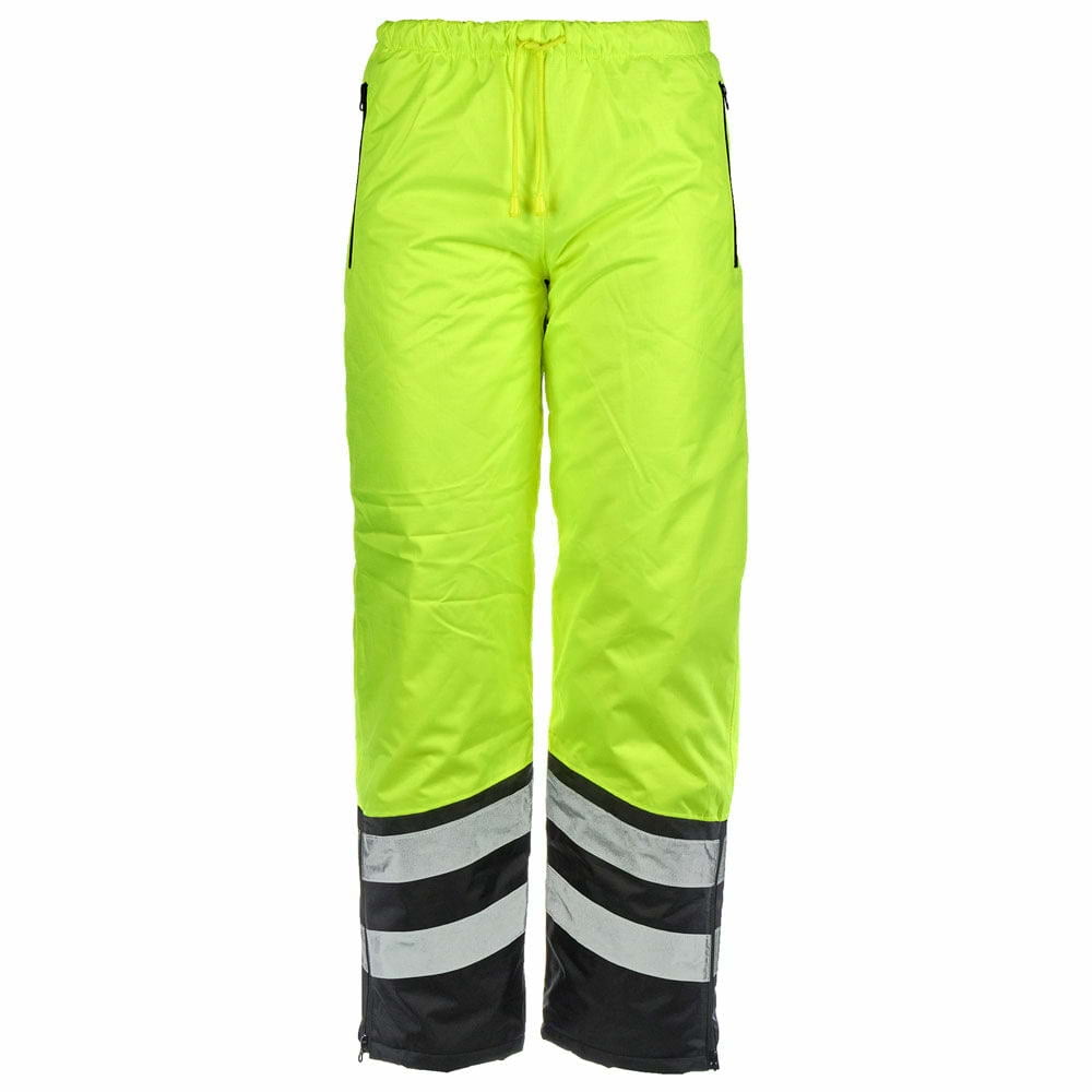 Hi-Vis Snow Pants, Waterproof, ANSI Class E, Lime, Large, SAFEGEAR ...