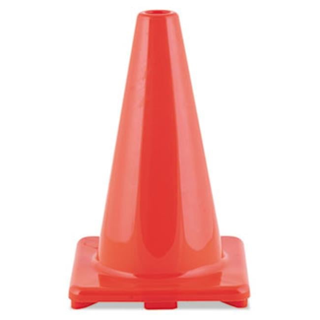 Hi-Visibility Vinyl Cones, 12'' Tall, Orange - Walmart.com