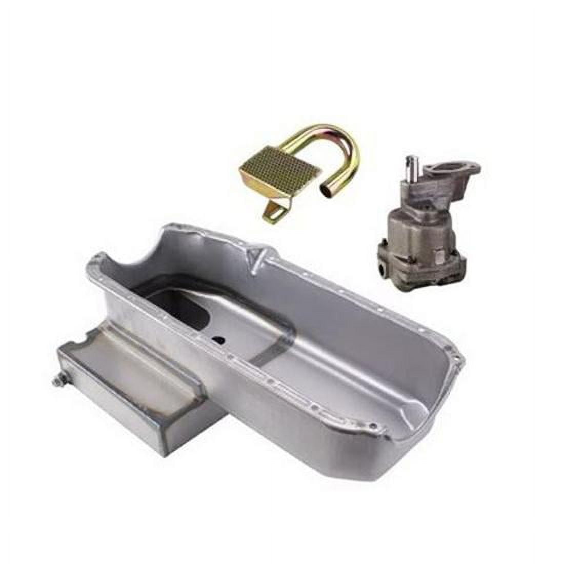 Hi-Volume Small Block Chevy Claimer Oil Pan Combo Kit, LH Side Dipstick ...