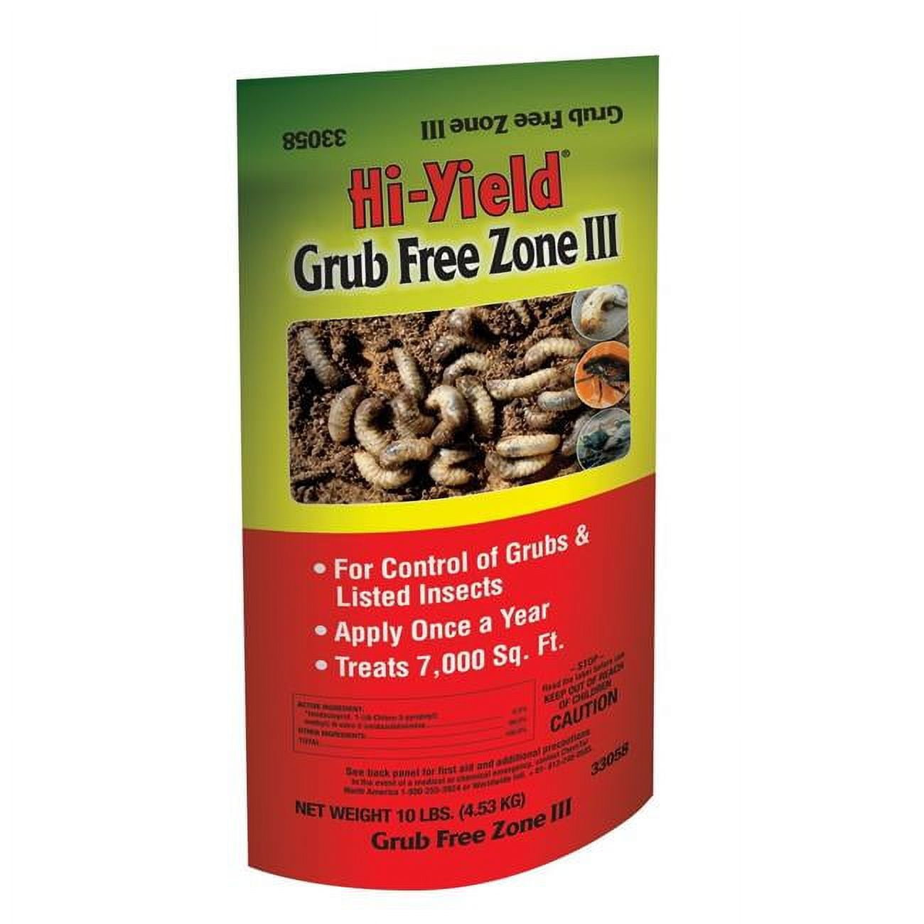 Hi-Yield 10 lbs 0.5 Percent Grub Free Zone Merit III - Walmart.com