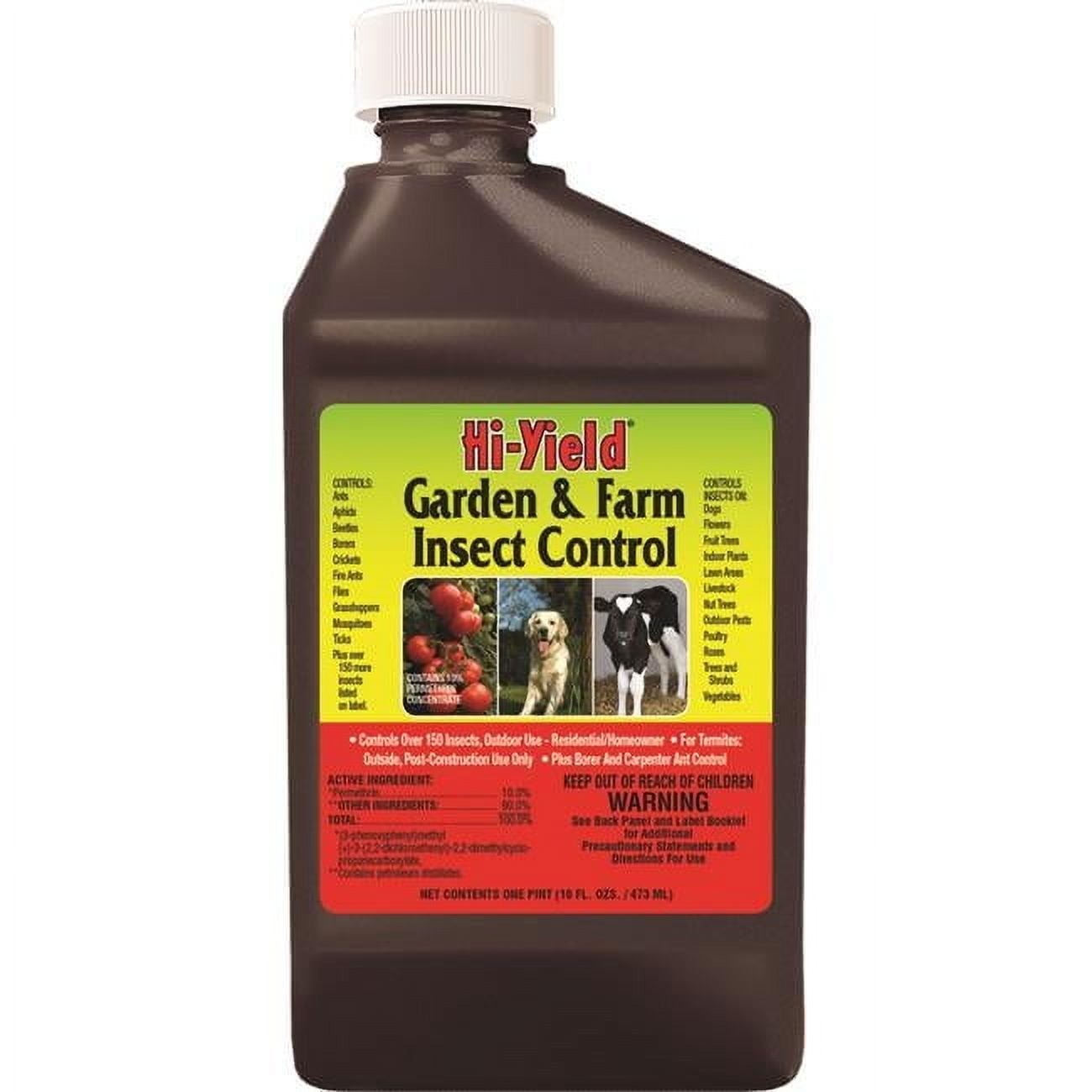Hi-Yield 16 oz Outdoor Garden & Farm Liquid Insecticide Spray for Pest ...