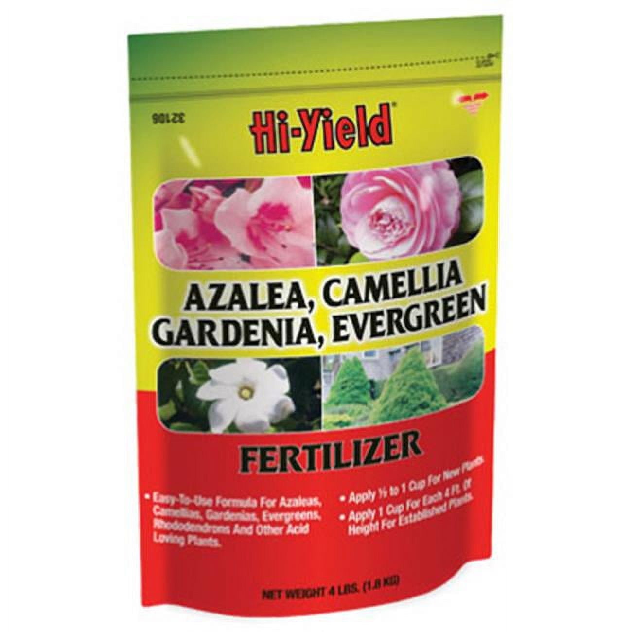 Hi-Yield Azalea, Camellia, Gardenia, Evergreen Fertilizer 4-8-8, 4 lbs ...