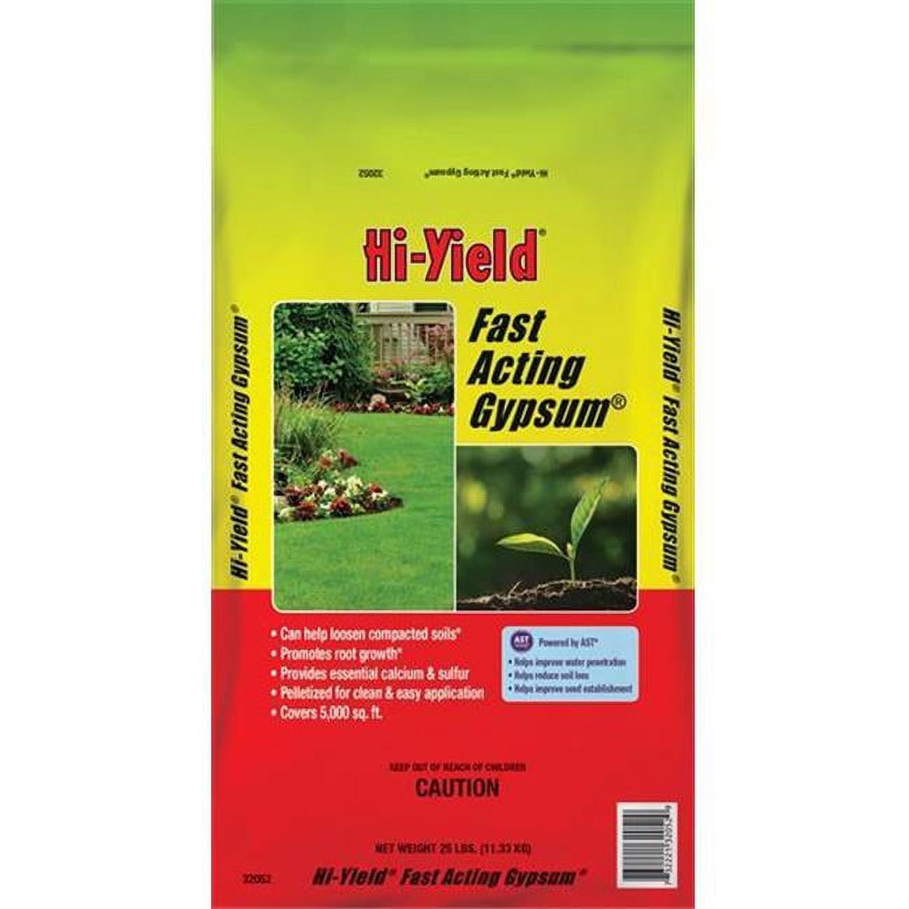 Hi-Yield Fast Acting Gypsum Fertilizer, 25 lbs for Lush and Healthy ...