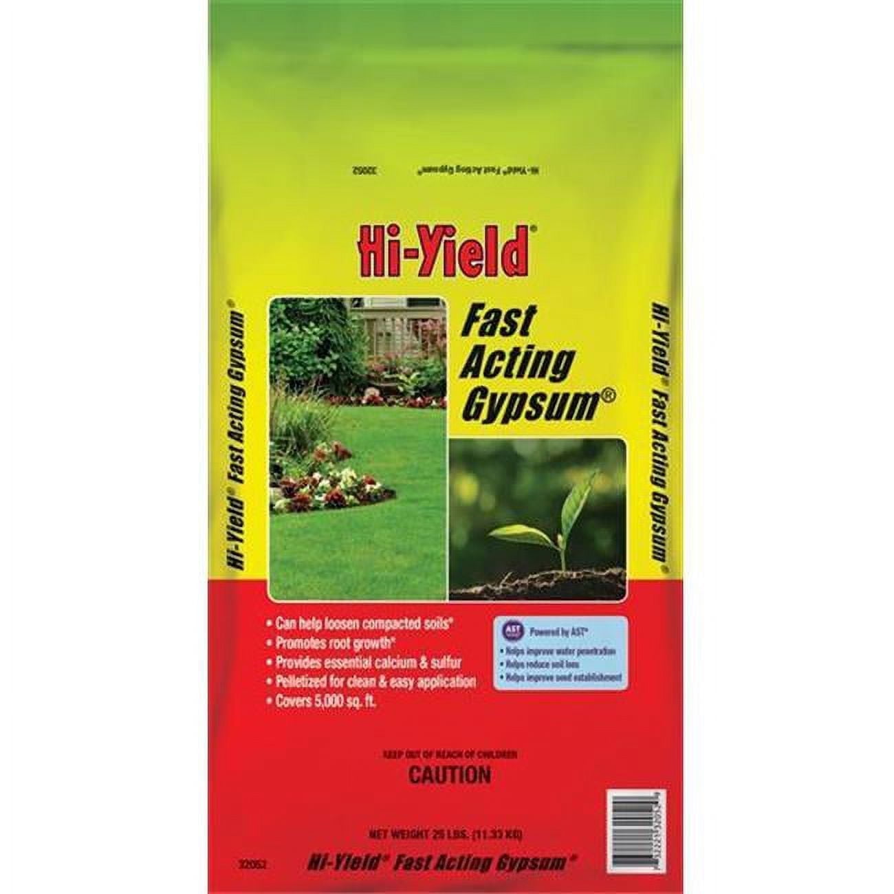 Hi-Yield Fast Acting Gypsum Fertilizer, 25 lbs for Lush and Healthy ...
