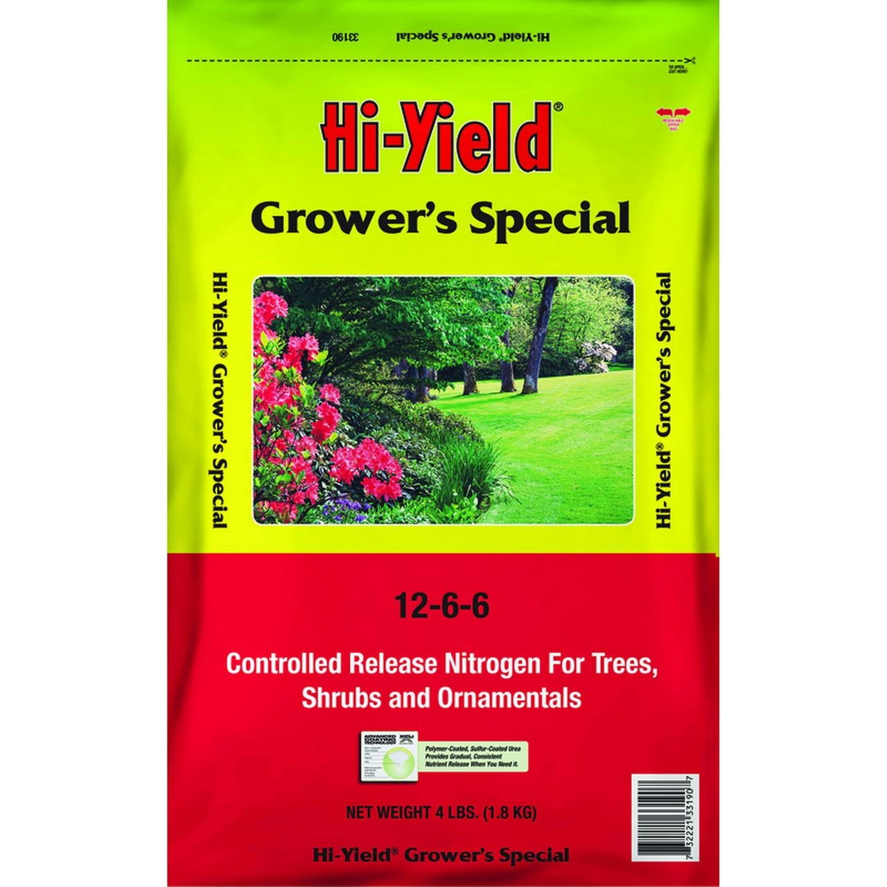 Hi-Yield (33190) Grower's Special Fertilizer 12-6-6 (4 lbs.) - Walmart.com