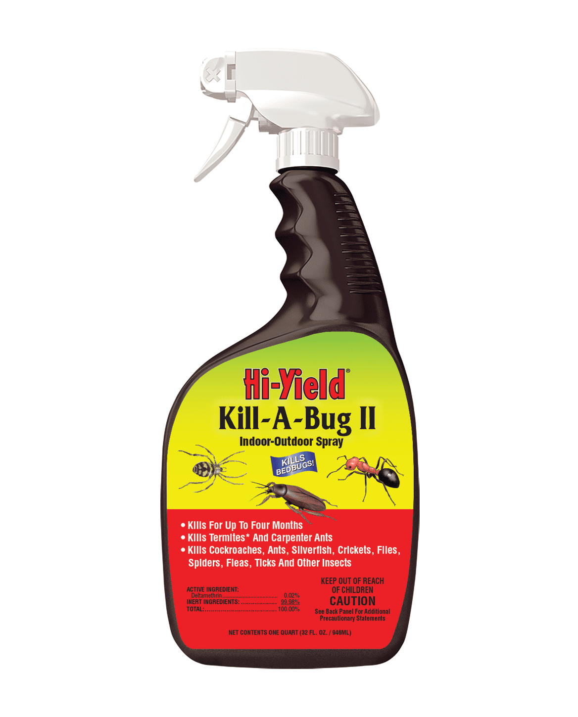 Hi-Yield Kill-A-Bug II RTU Spray - For Indoor and Outdoor Use - 32 fl ...