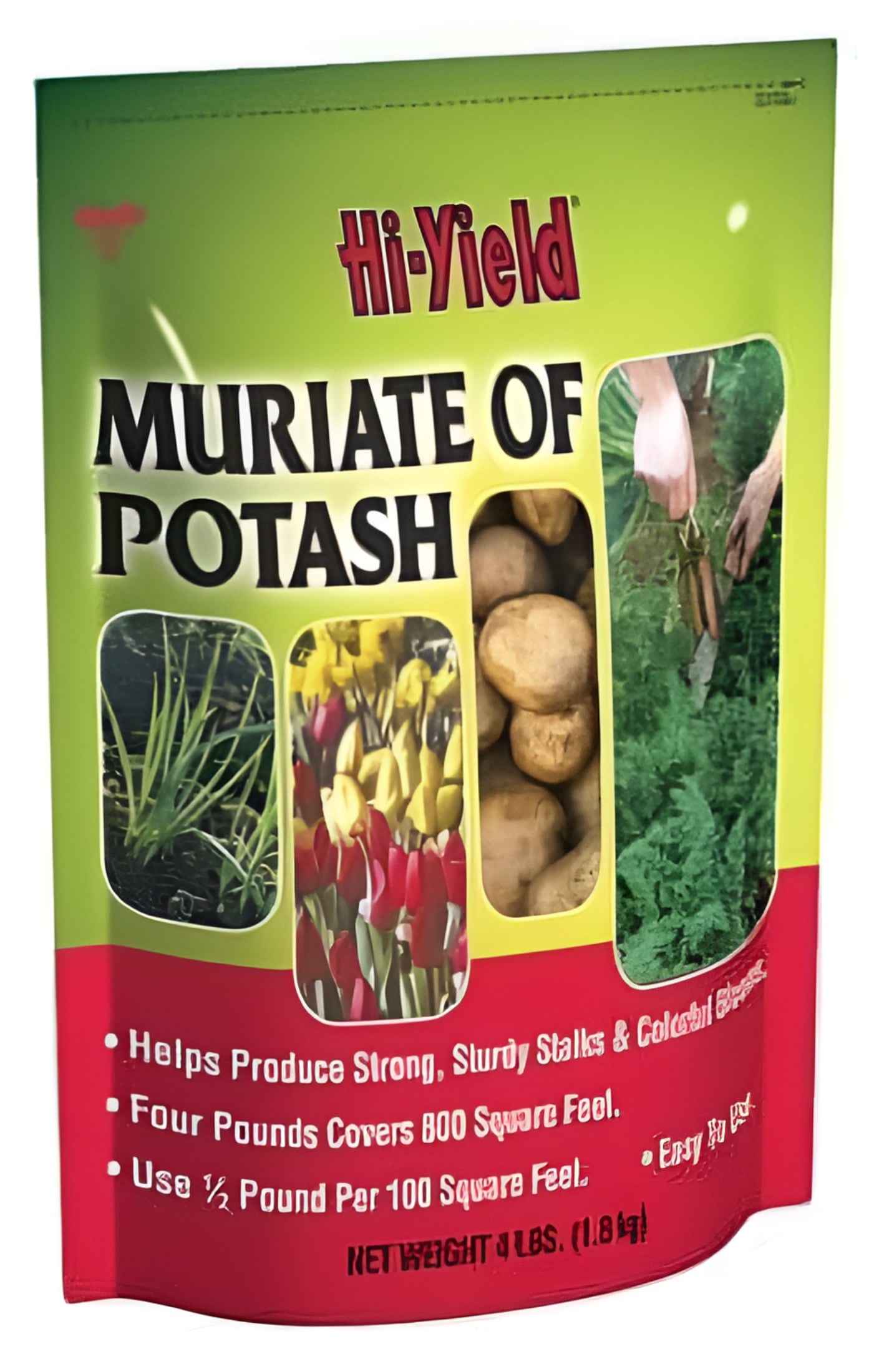 Hi-Yield Muriate Potash Fertilizer, 4 lb, Potassium Nutrients for ...