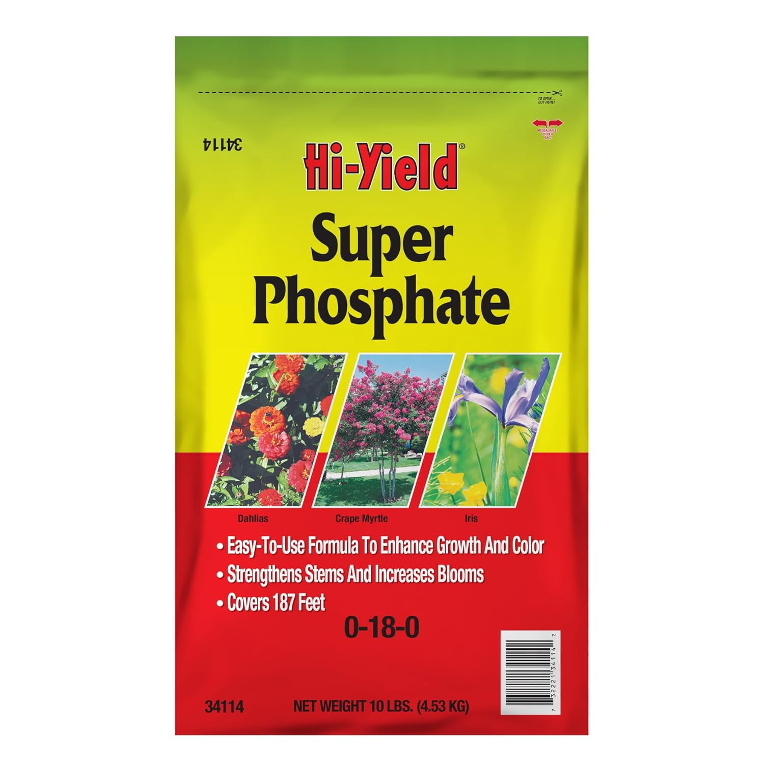 Hi-Yield Super Phosphate Fertilizer, 0-18-0, 10lbs - Walmart.com