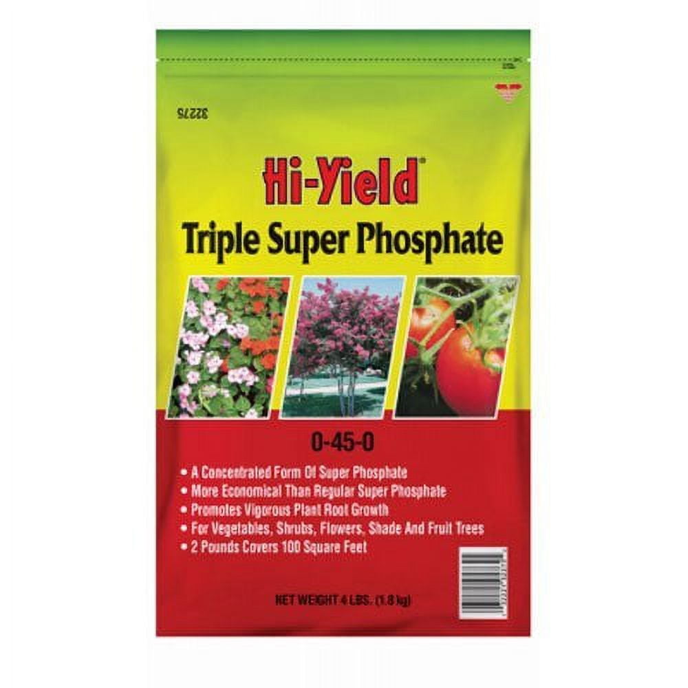 Hi-Yield Triple Super Phosphate Fertilizer, 4lbs, Promotes Flower and ...