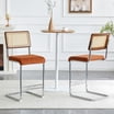 HomeZeer Swivel Bar Stools Set of 2, 26" Counter Height with Back ...