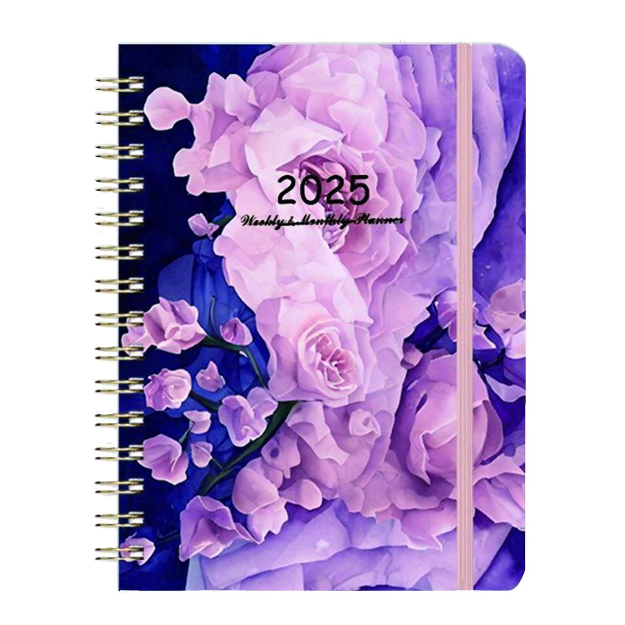 HiABsee 2025 Planner - Weekly & Monthly Planner with Double Coil ...