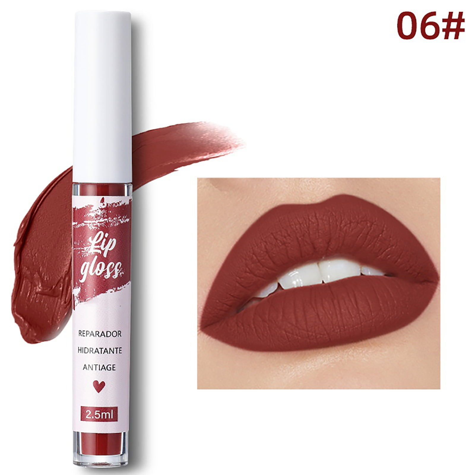 HiAZHWU FAFAMOON Single Stick Non Stick Cup Mist Velvety Lip Gloss Lip ...