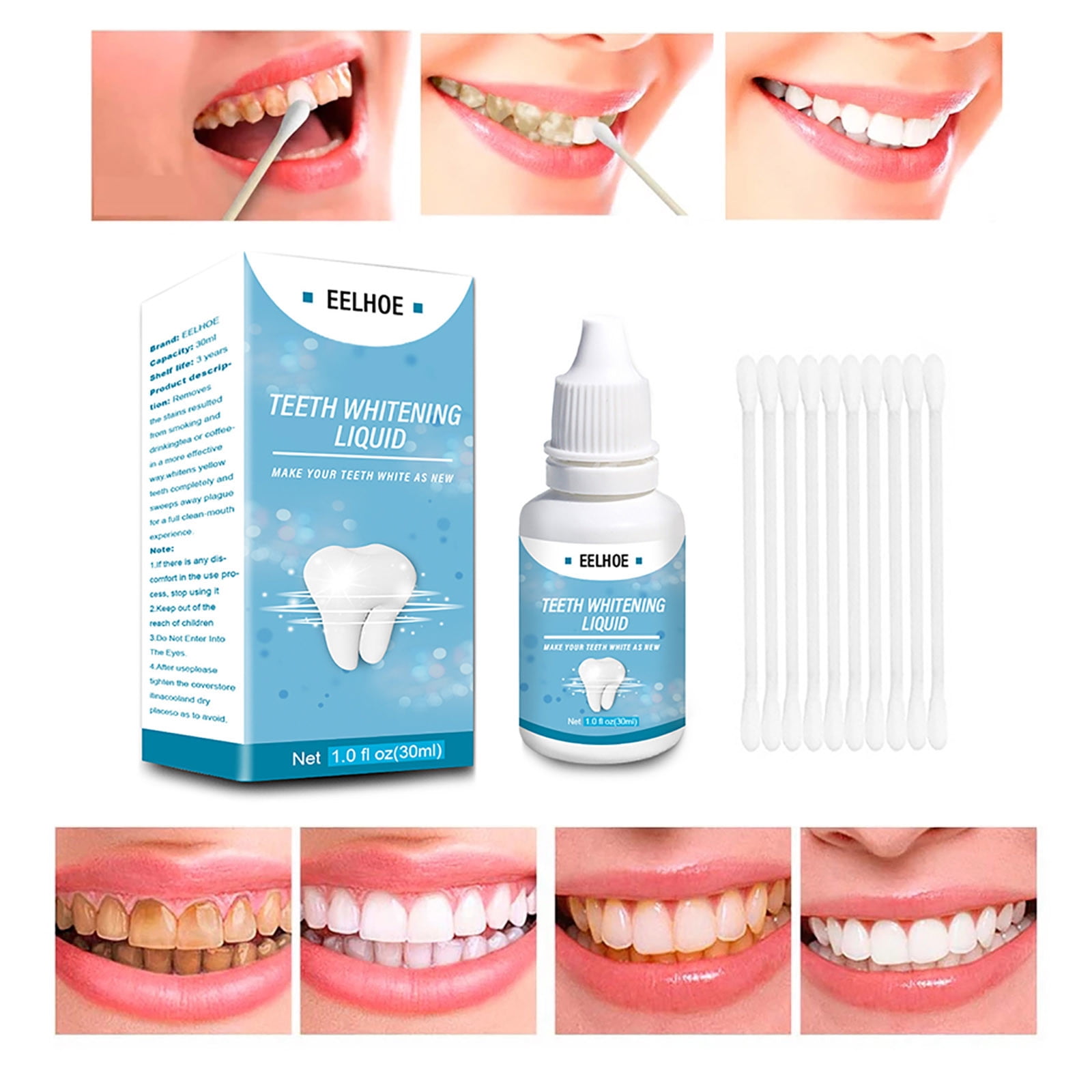 HiAZHWU Oral Teeth Teeth Sensitive Mouthwash Teeth 30ml Liquid Liquid ...
