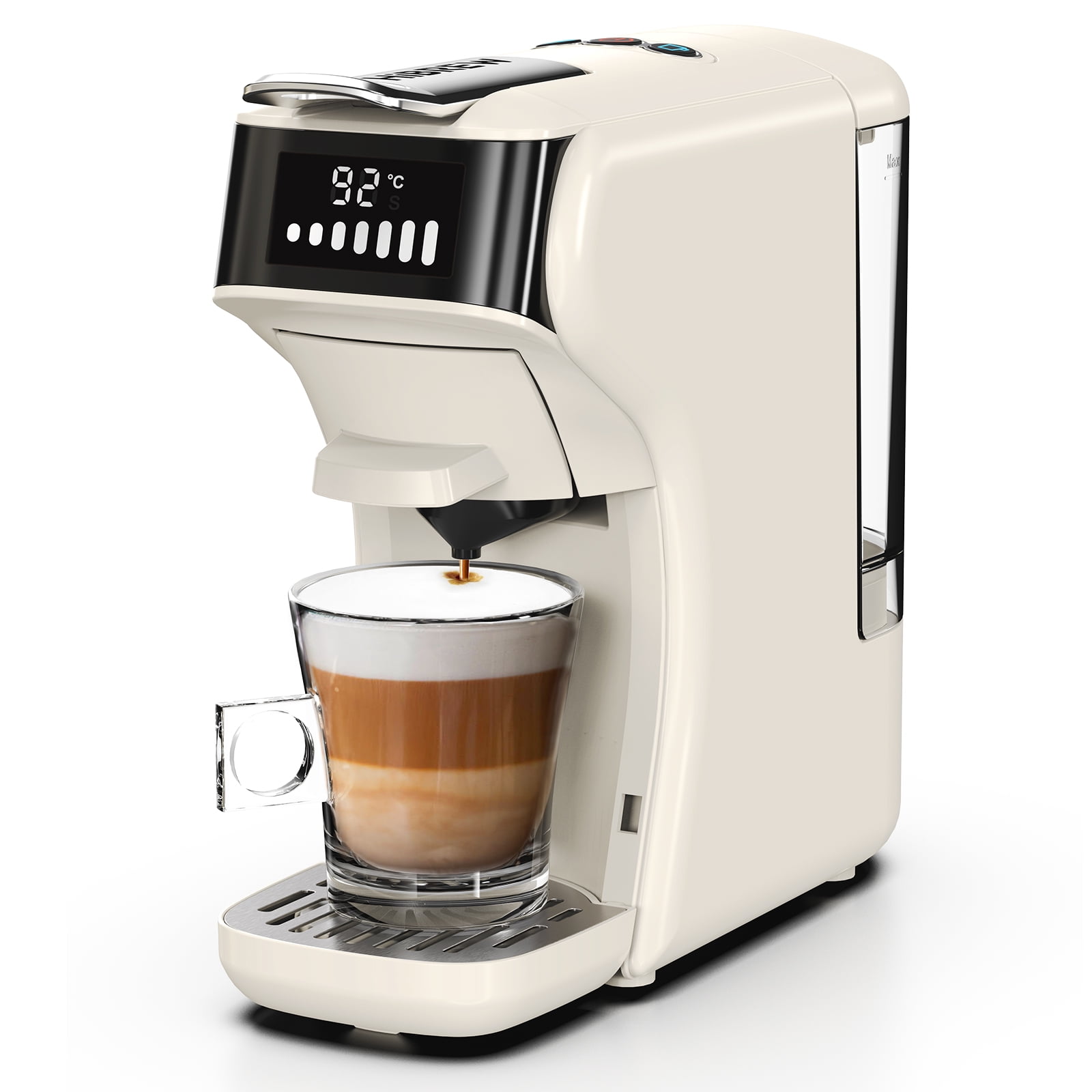 HiBREW 6in1 Pods Coffee Machine Multiple Espresso Cafetera Cappuccino ...