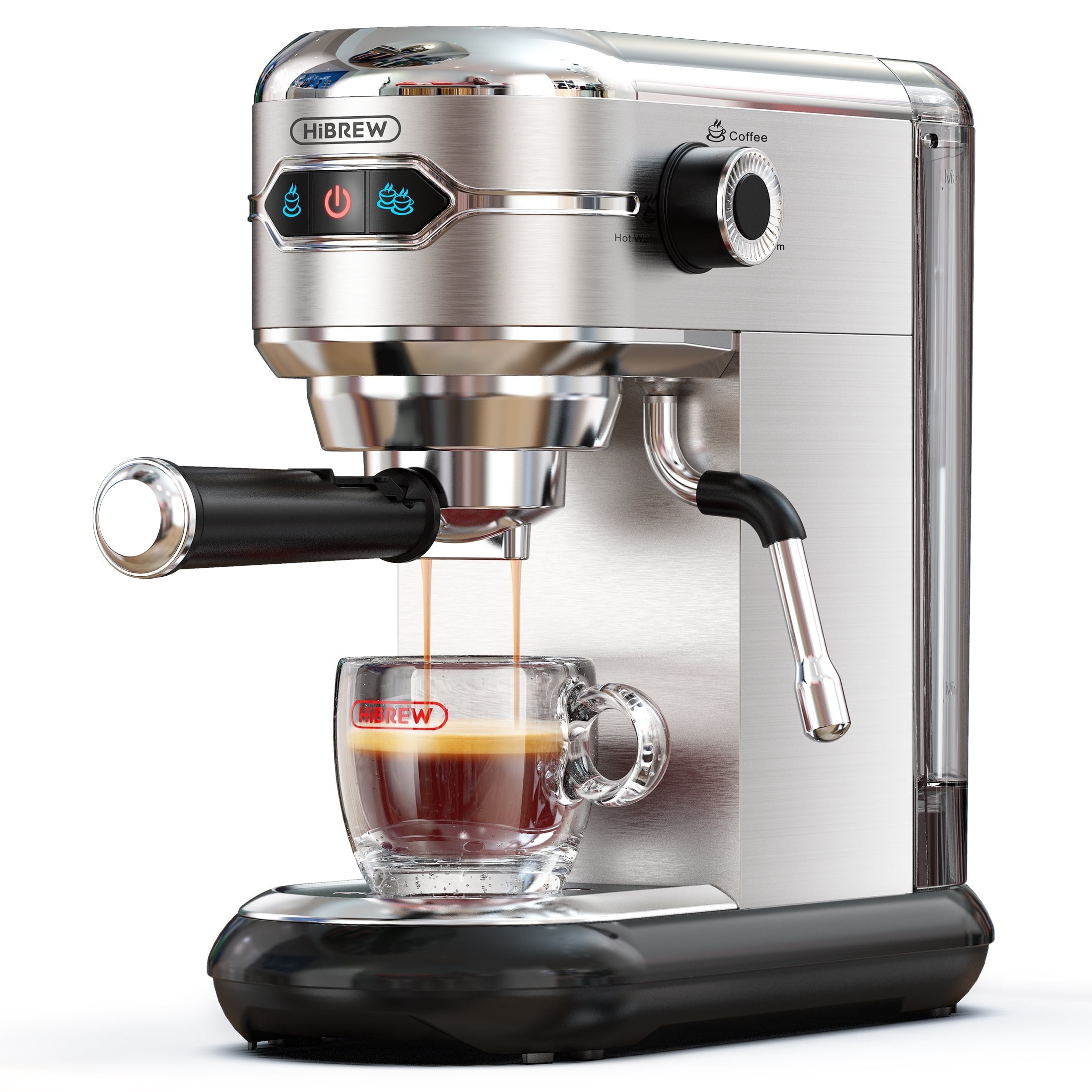 HiBREW H11 20Bar Espresso Machine - Powder/Pod Dual Use, Stainless ...