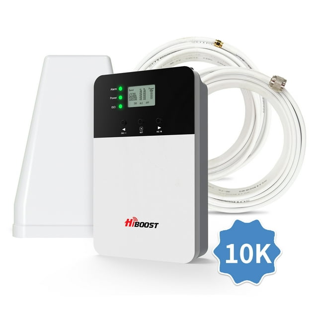 HiBoost 10K PLUS Cell Phone Signal Booster for Home and Office up to ...