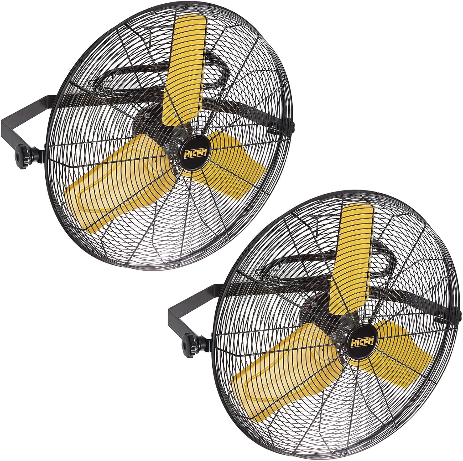 HiCFM 9100 CFM 24 inch Heavy Duty Industrial Wall Mounted Fan with TEAO ...
