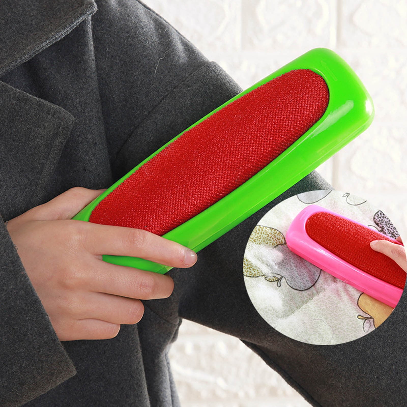 HiCafh Electrostatic Brush Lint Remover Lint Clothing Lint Roller Glue ...