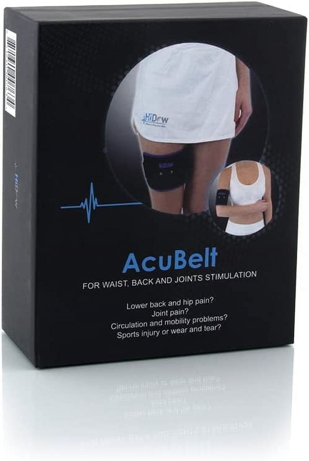 HiDow ACU Belt TENS Unit EMS Conductive Back Belt with Integrated ...
