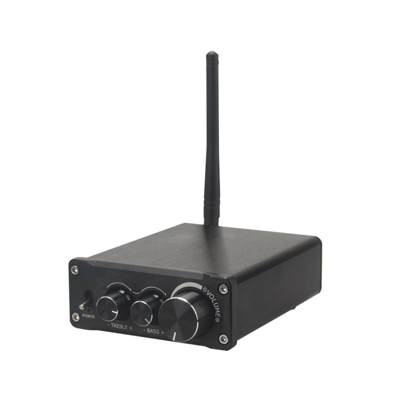 HiFi 2.0 Full Digital Power Amplifier 100W*2 Bluetooth 5.0 Tonal Treble Bass Adjustment ,Easy ...