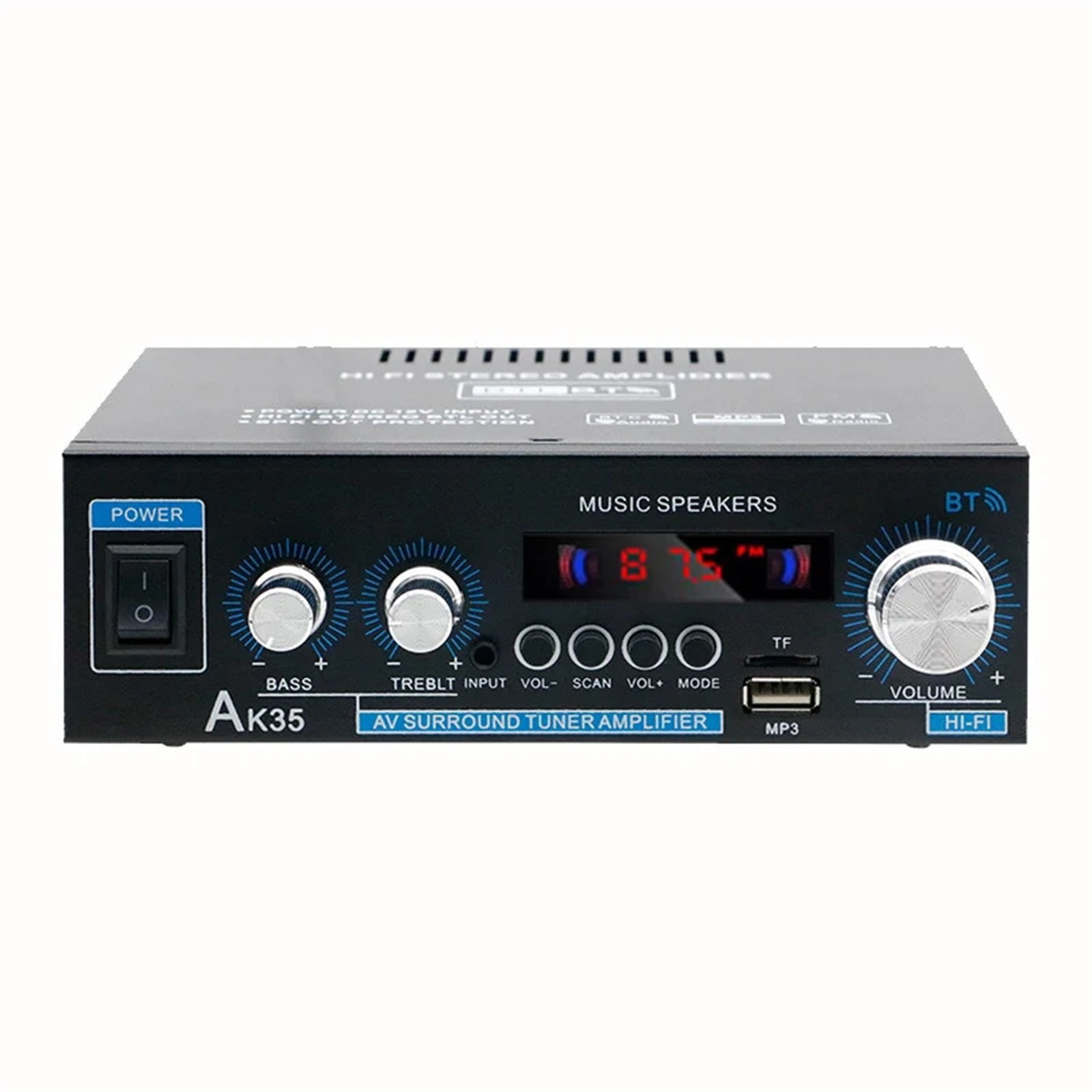 HiFi Digital Amplifier AK35 Amplifiers MP3 Channel 2.0 Sound Amplifier ...