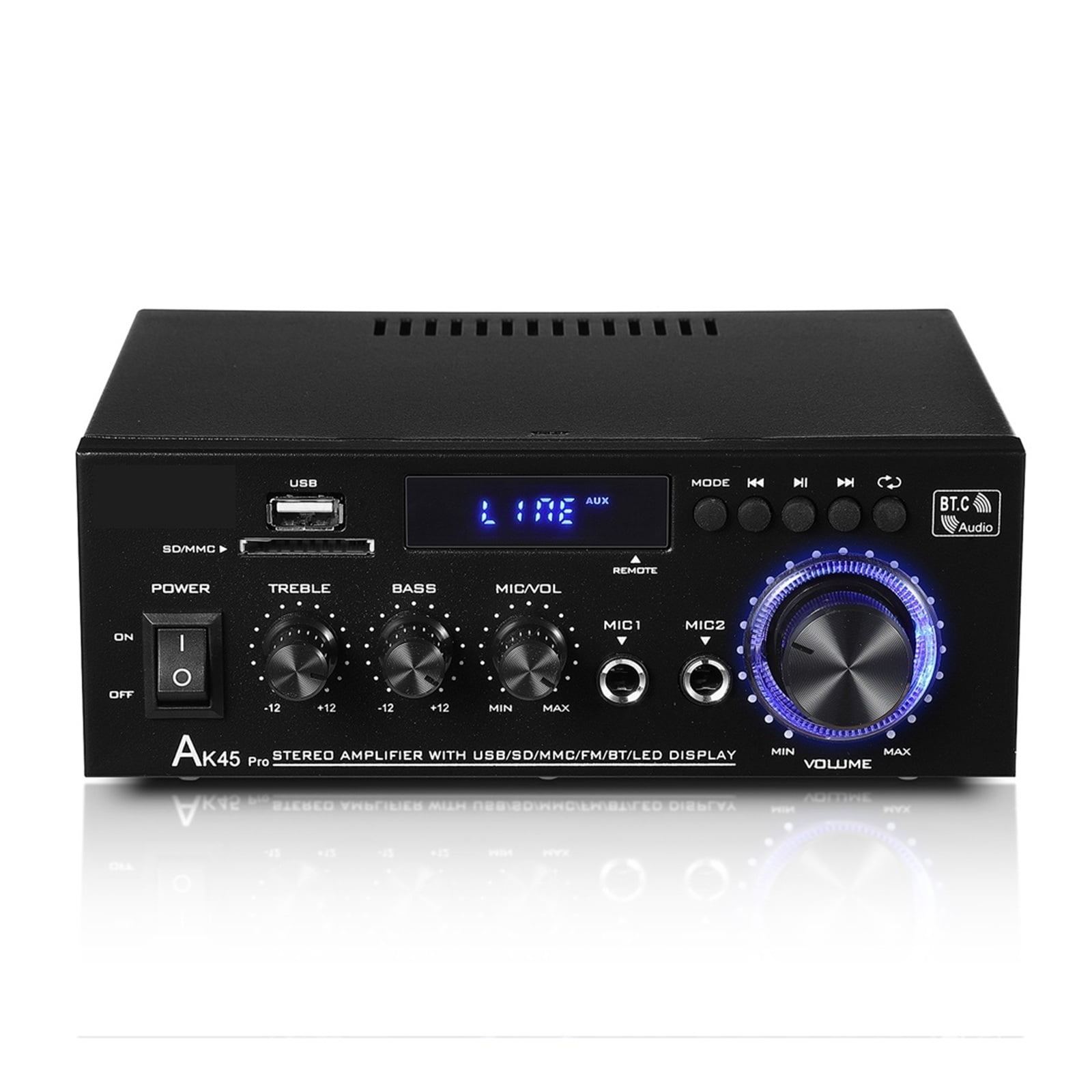 HiFi Digital Amplifier Max Power 90Wx2 Channel 2.0 Bluetooth Surround ...