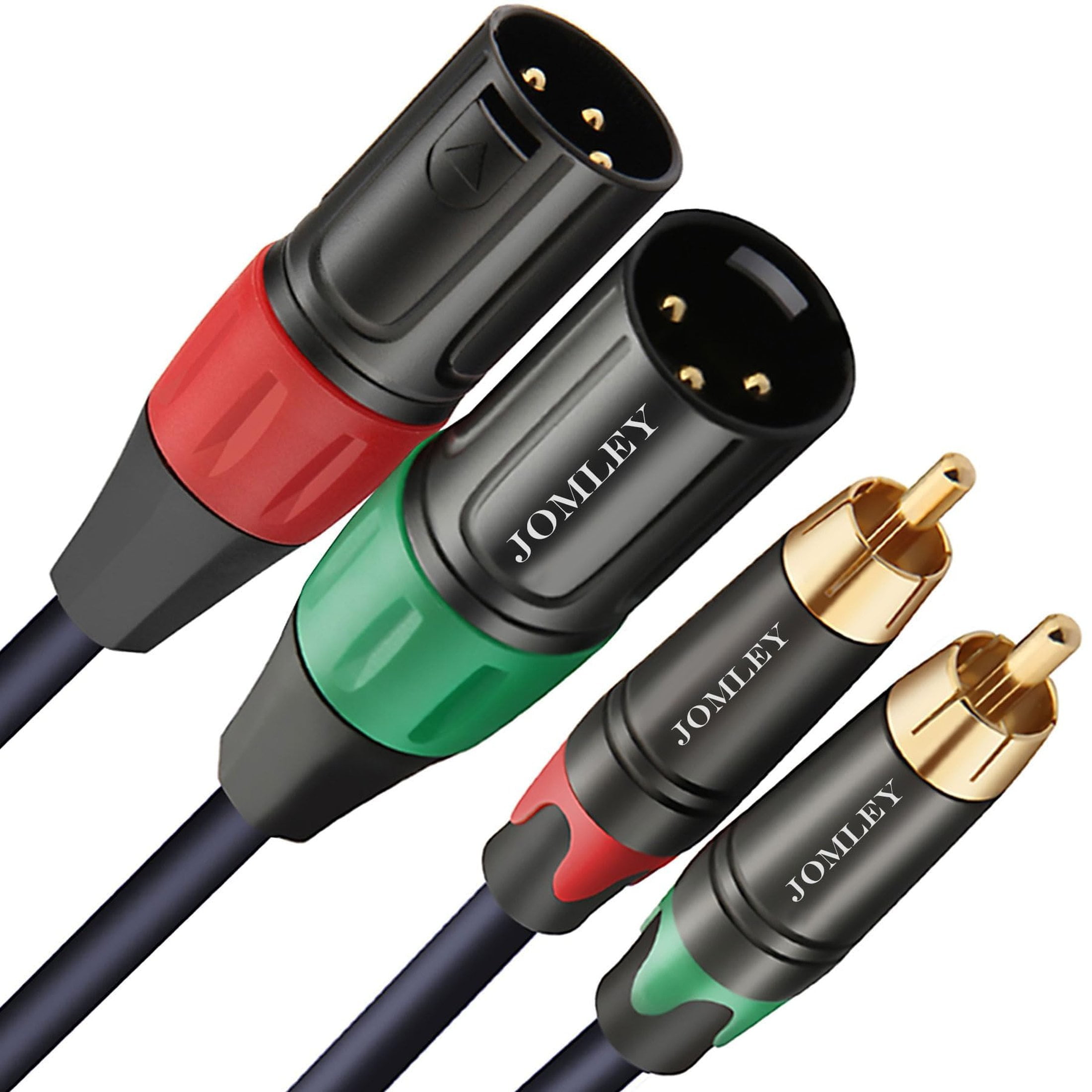 HiFi Dual RCA to XLR Audio Interconnect Cable 6.6ft for Stereo ...