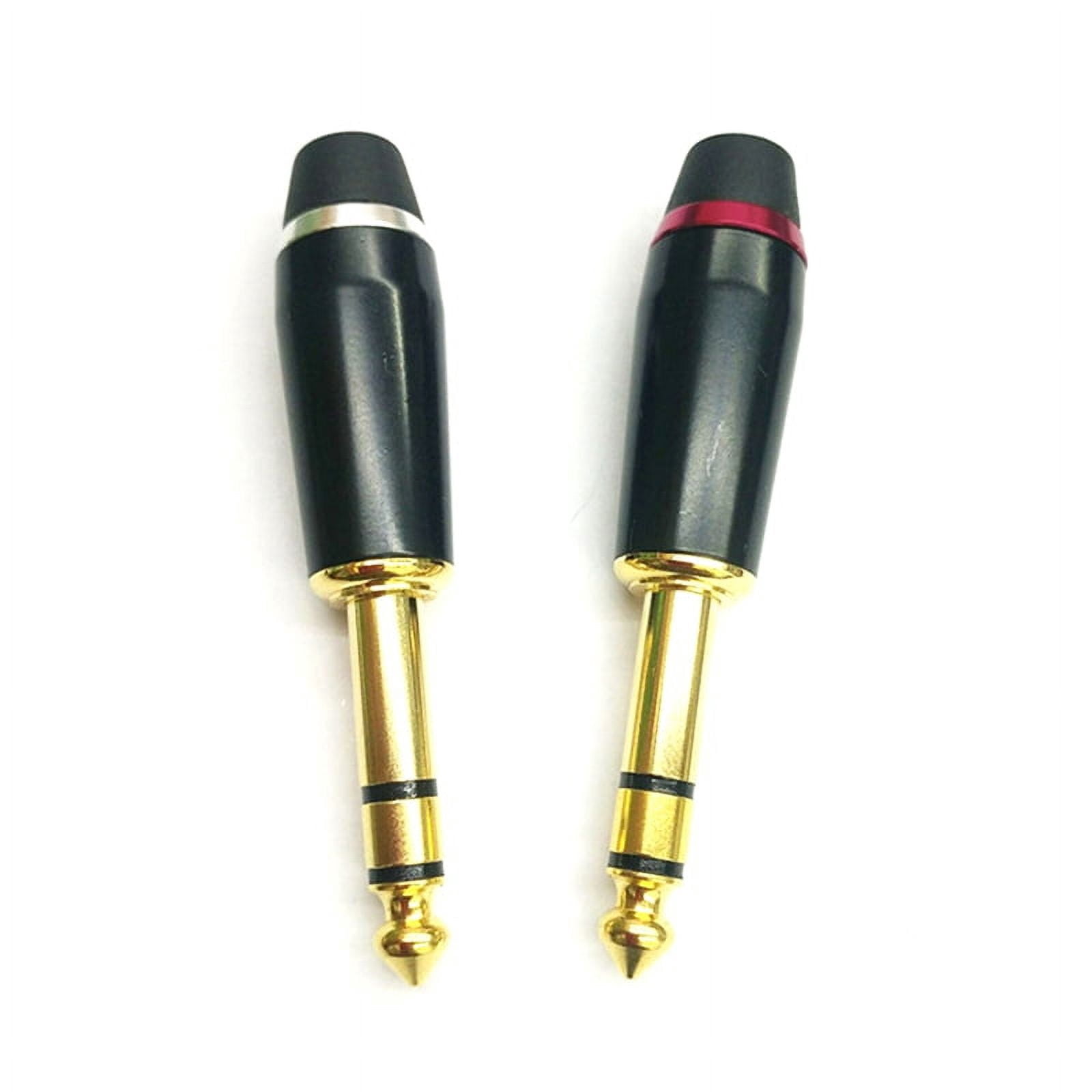 HiFi Gold Plated 3.5mmBalanced Female to 1/4 6.35mm TRS Male Adapter ...