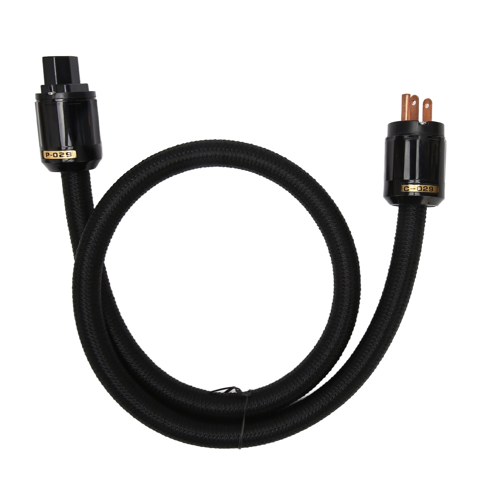 HiFi Power Cable 12AWG 3 Core Pure Copper Plug 125V 15A AC Power Cord ...