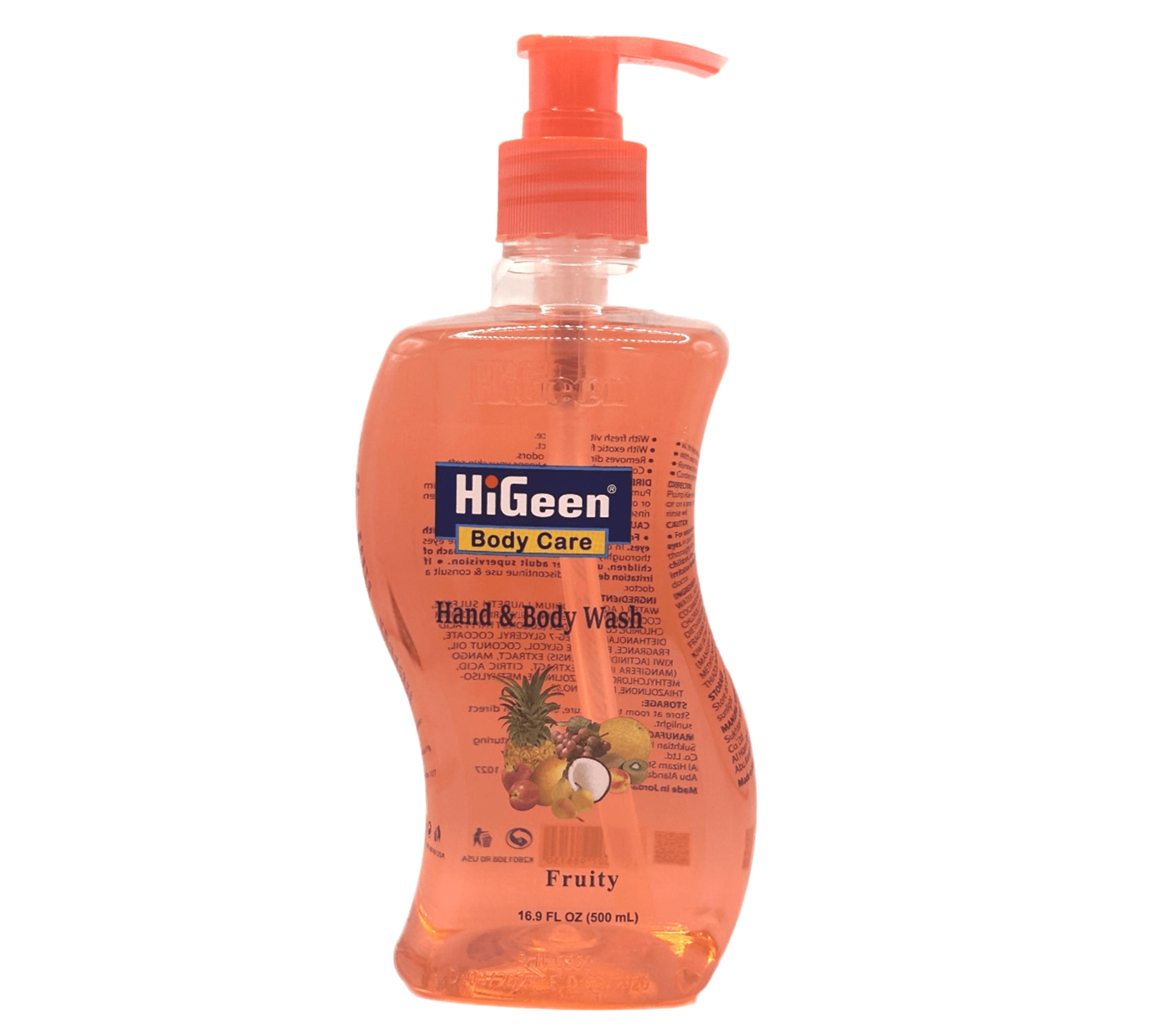 HiGeen Liquid Soap Hand & Body Wash Fruity - Walmart.com