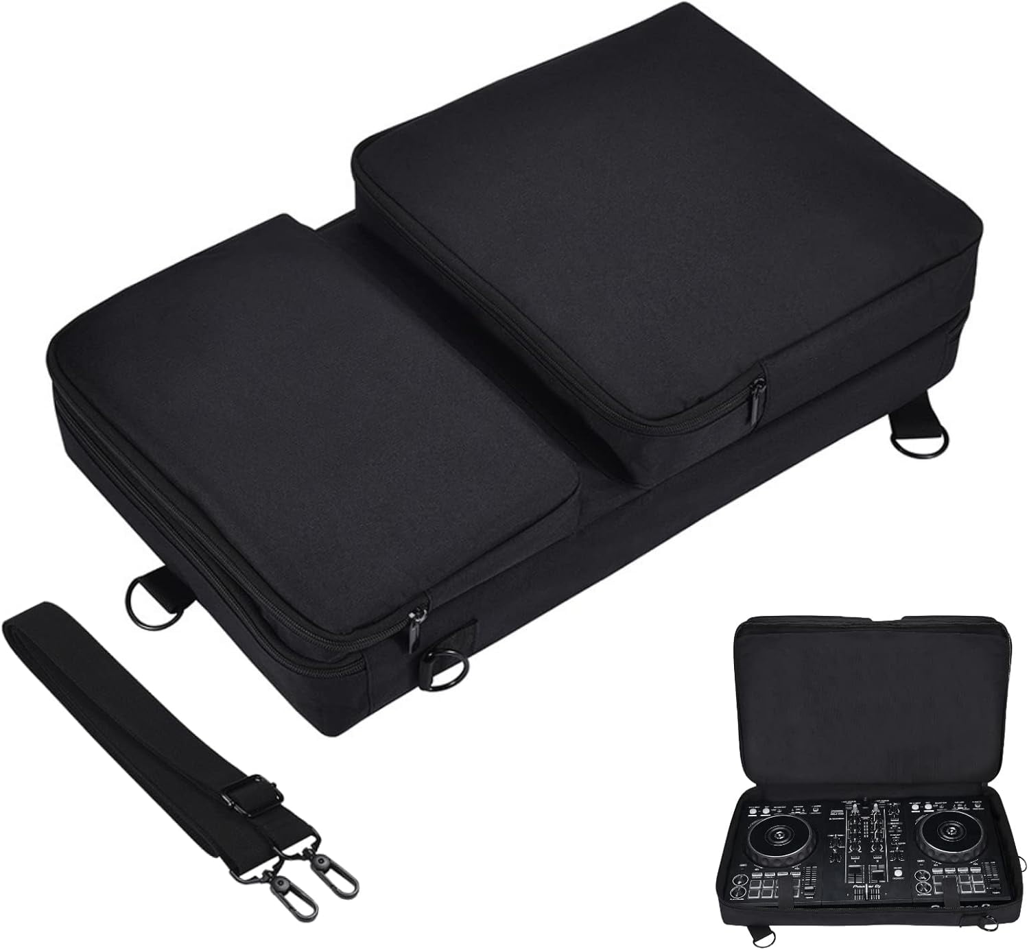 HiGropcore Carrying Case for DJ Controller, Soft Cushioned DJ ...