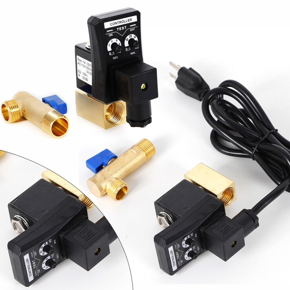 HiKaRiGuMi Automatic Electronic Timed Air Tank Water Moisture Drain ...