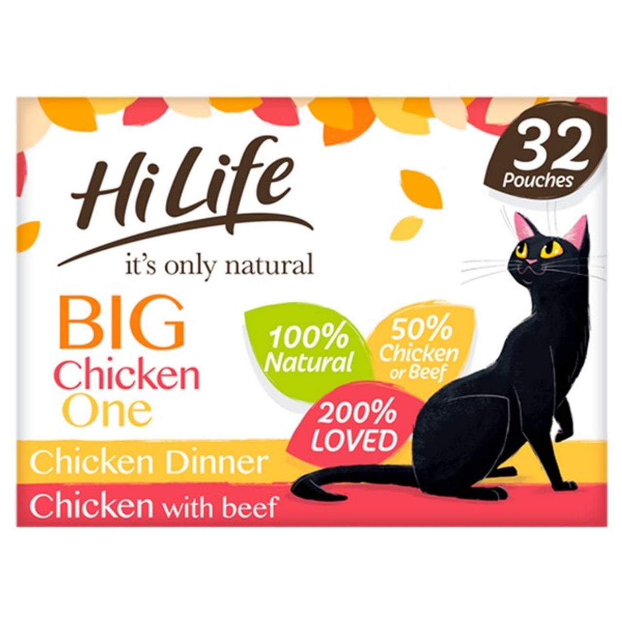 HiLife Its Only Natural The Big Chicken One In Jelly Wet Cat Food ...