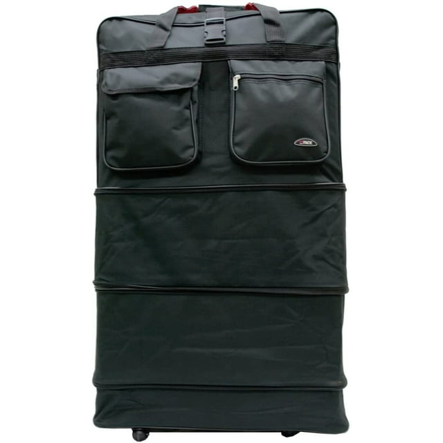 "HiPack Expandable Travel Duffel Luggage with 8-Wheels, 36"" Rolling ...