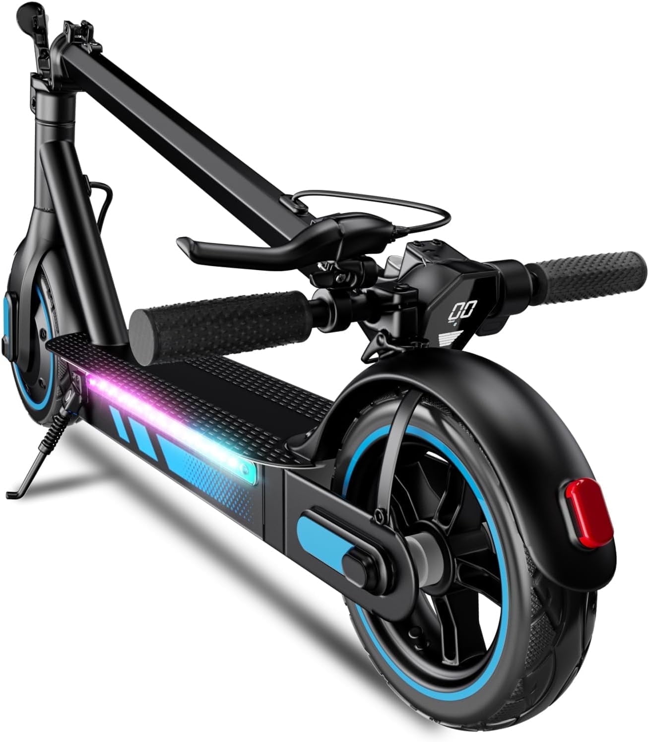 HiQiS Electric Scooter for Adults, 600W Motor, 10"Air Tires, up to 25 ...