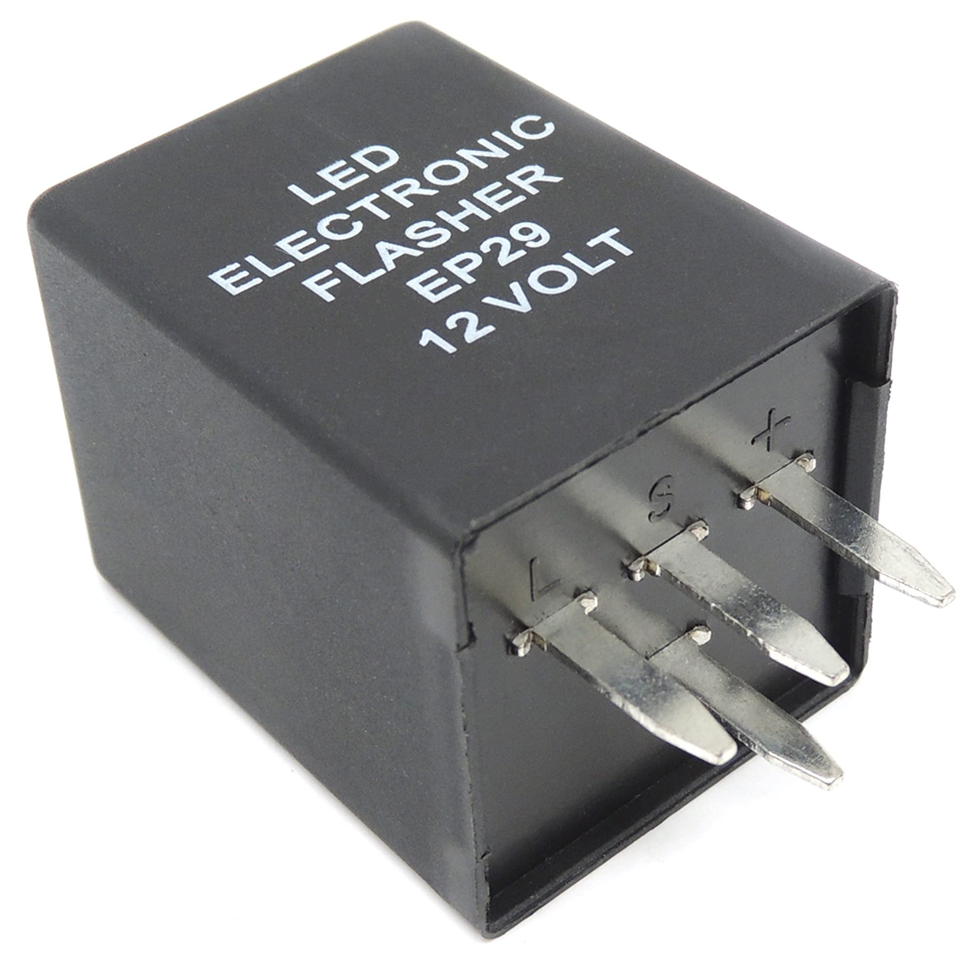 HiSport LED Electronic Flasher Relay 12 Volt 4Pin Turn Signal Bulbs ...