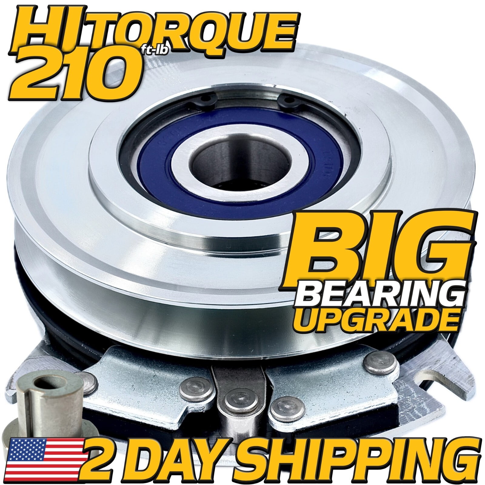 HiTorq 210 ftlbs BIGBearing PTO Clutch for Spartan Stand-On 470-0010-00 ...