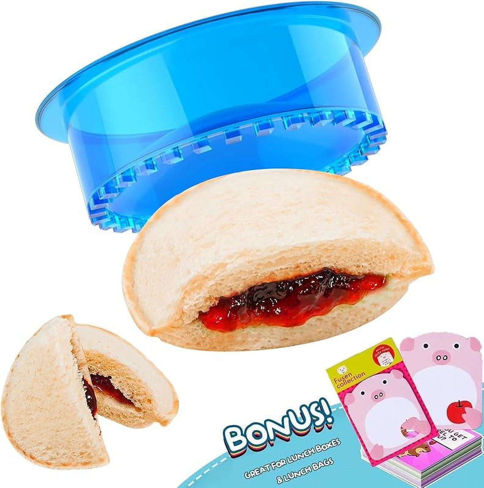 HiYZ Sandwich Cutter and Sealer - 5 PCS Decruster Sandwich Maker ...