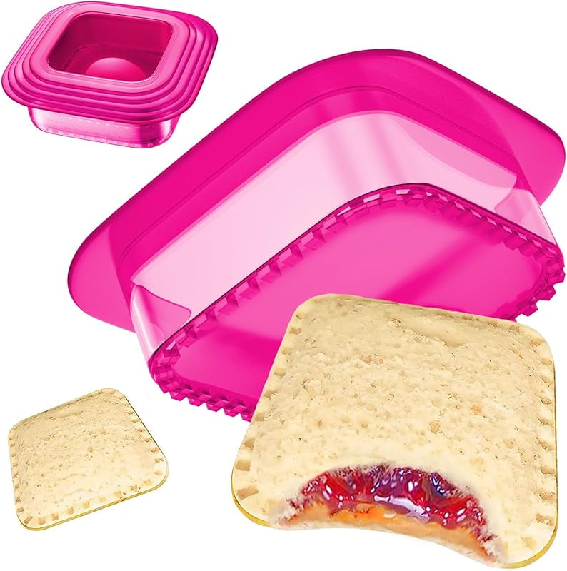 HiYZ Sandwich Cutter and Sealer - 5 PCS Decruster Sandwich Maker ...