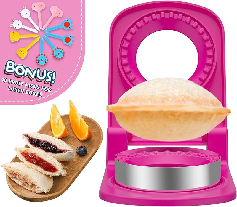 HiYZ Sandwich Cutter and Sealer - Stainless Steel Decruster Sandwich ...