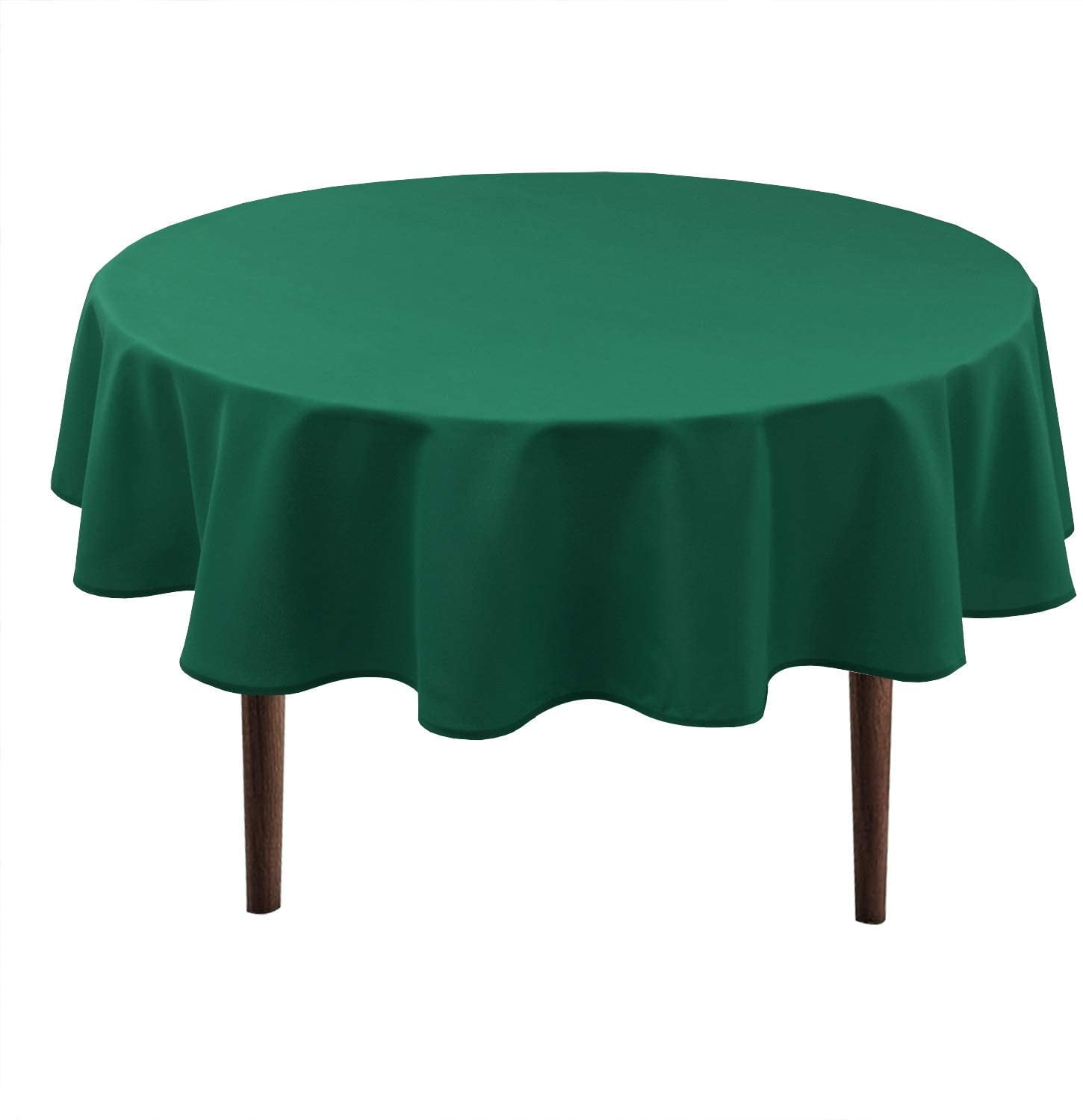 Hiasan 60 Inch Round Tablecloth - Waterproof, Washable, Stain Resistant ...