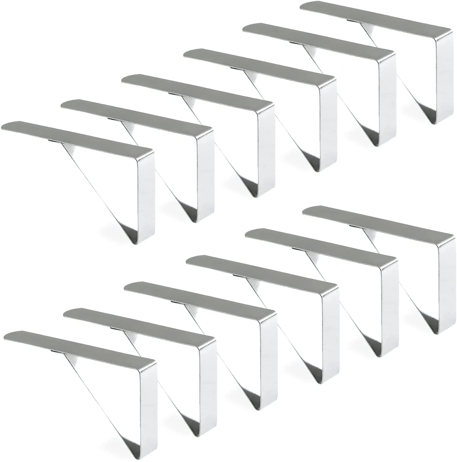 GrillPro 14864 Stainless Steel Tablecloth Clips 6 Piece Set - Walmart.com