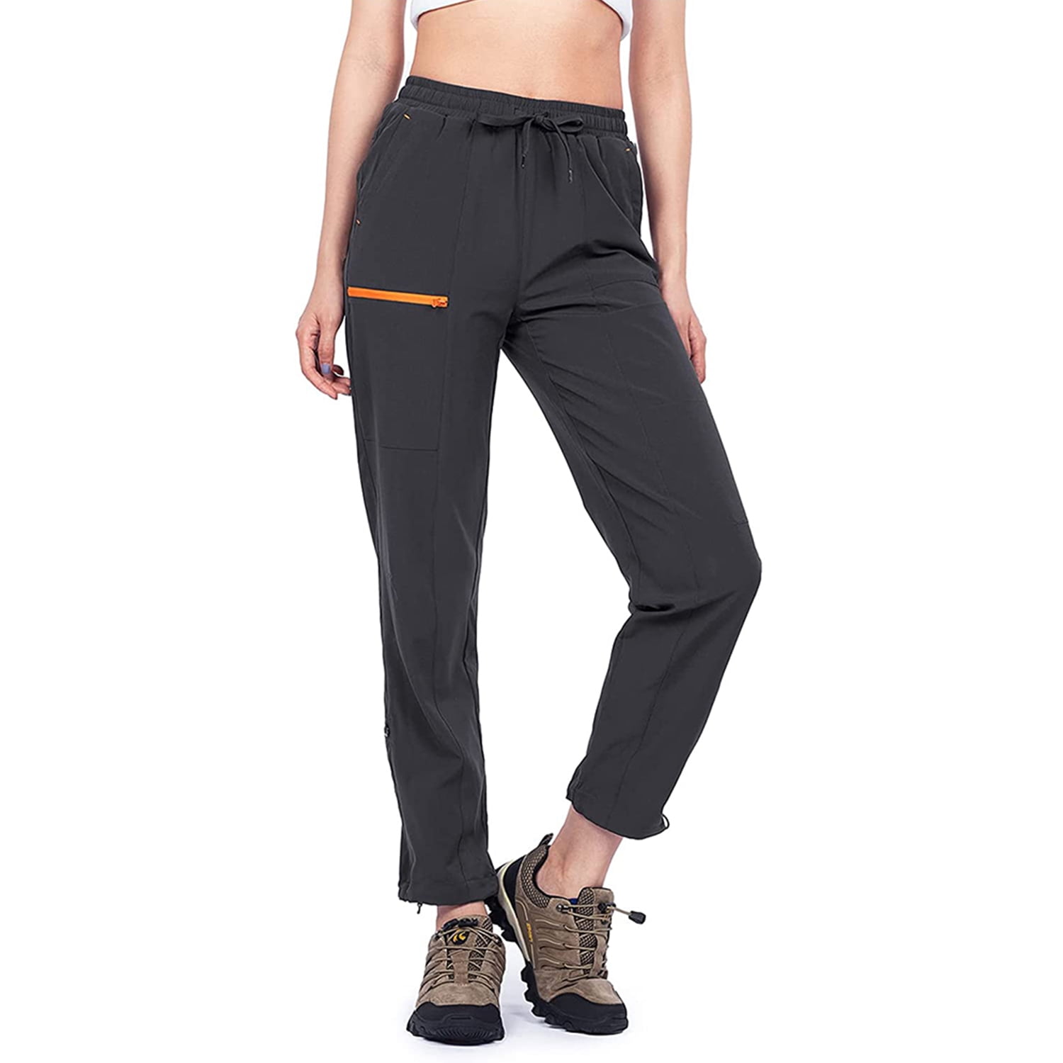 Hiauspor Women's Hiking Cargo Pants, 4 Pockets, Quick Dry, Breathable ...