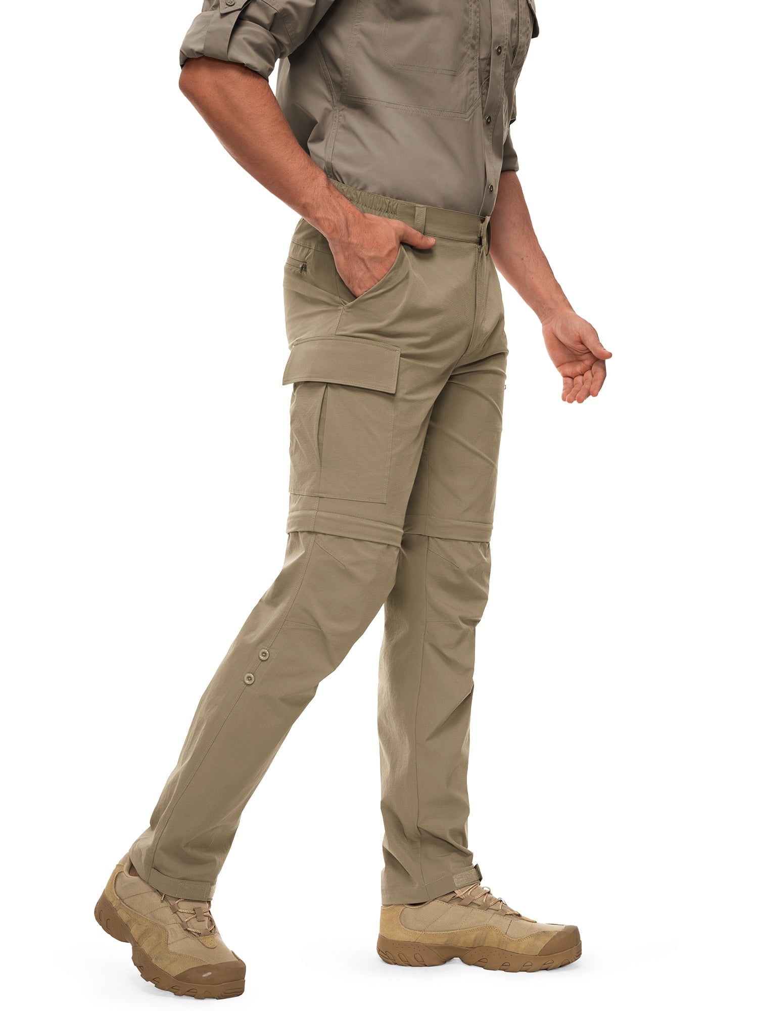 Hiauspor Men's Convertible Hiking Pants, Quick Dry, Zip Off ...