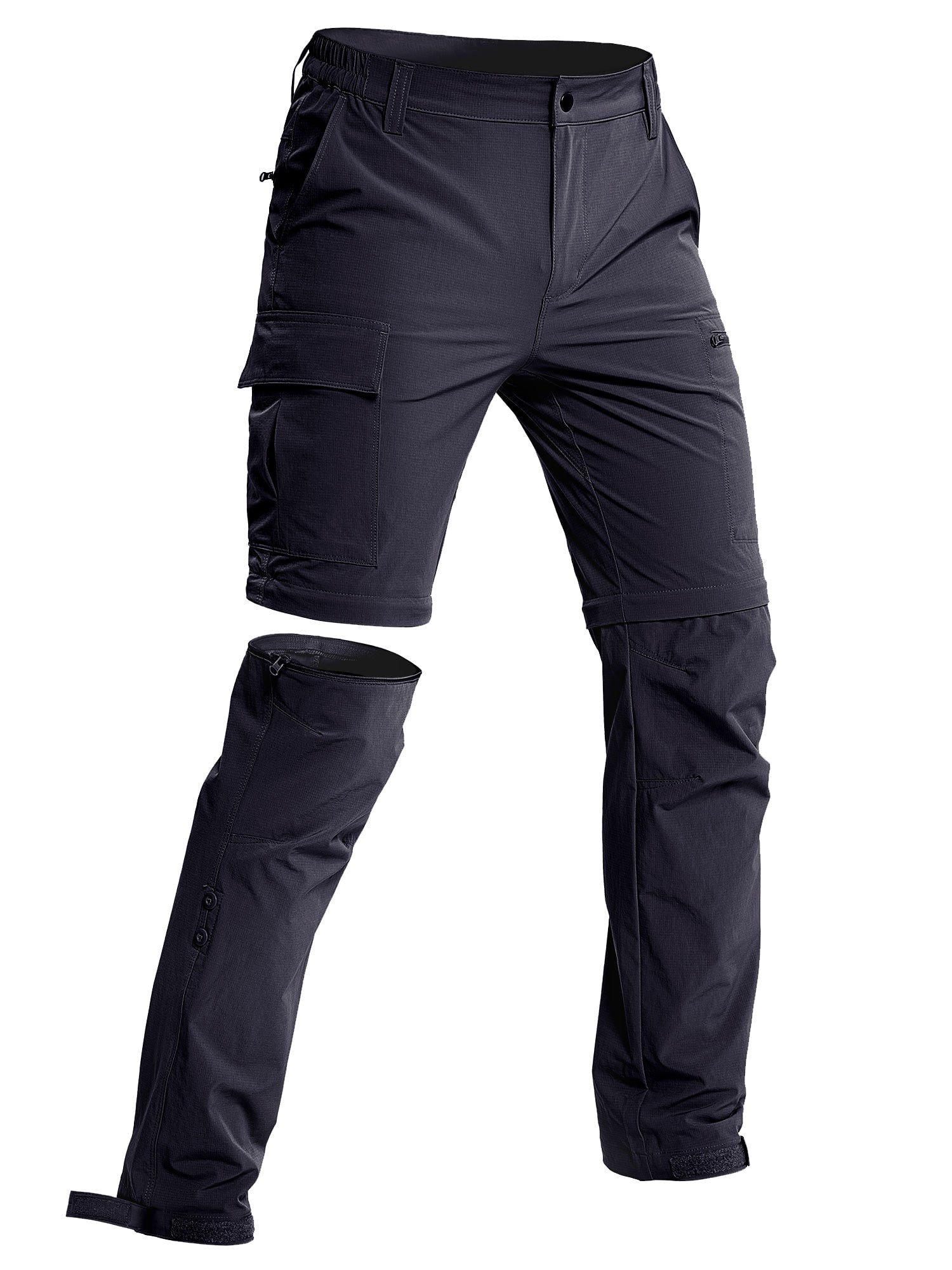 Hiauspor Men's Hiking Pants Convertible Water-Resistant Quick Dry ...