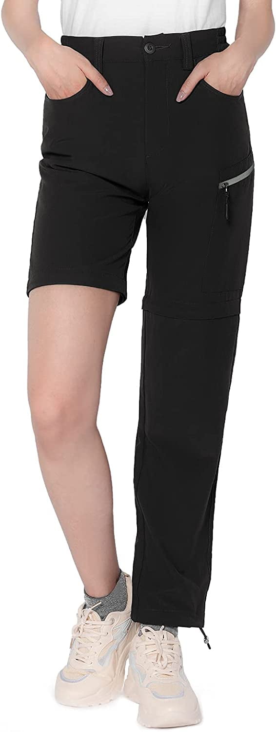 Hiauspor Women's Quick Dry Convertible Hiking Pants, Zip-Off for ...